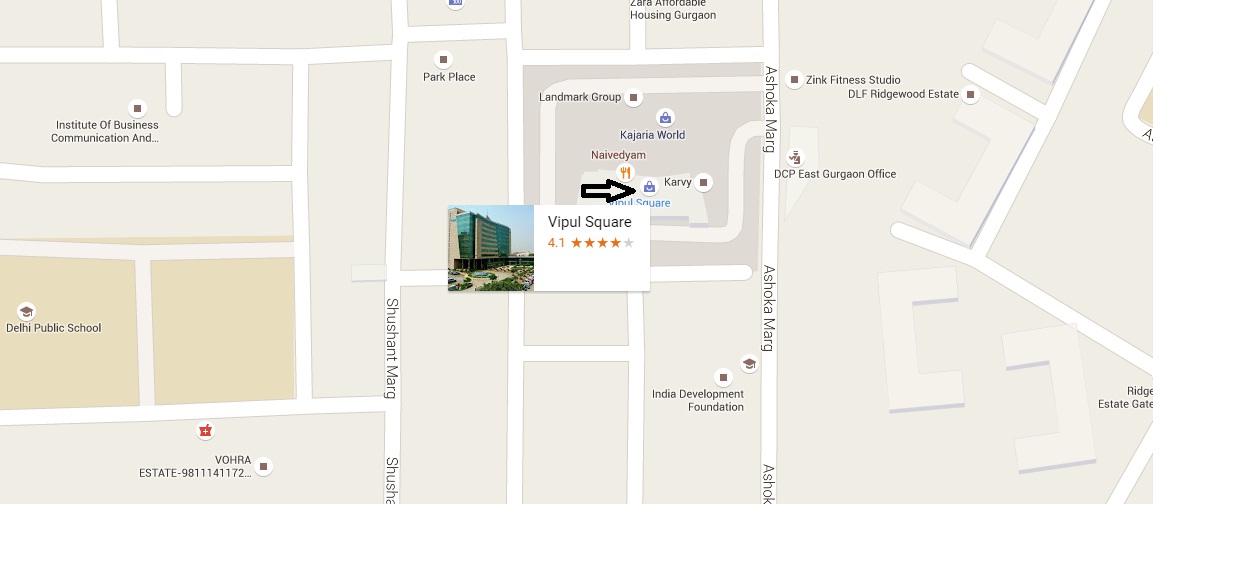 Commercial Office space for Vipul Square SUSHANT LOK PHASE I ...